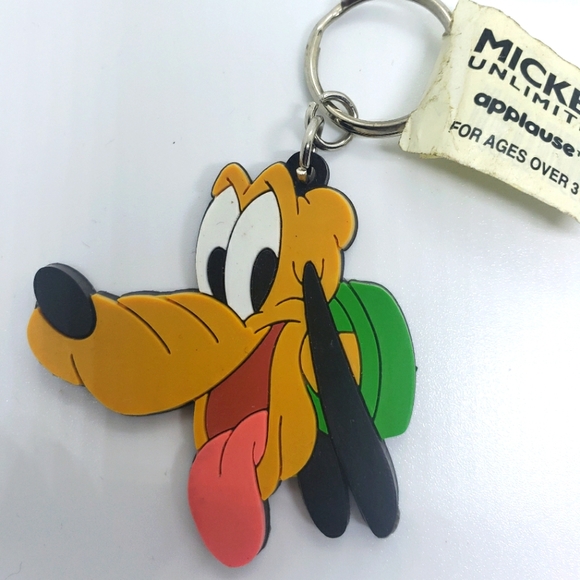 Disney | Other | Pluto Disney Vinyl Keychain Vintage | Poshmark